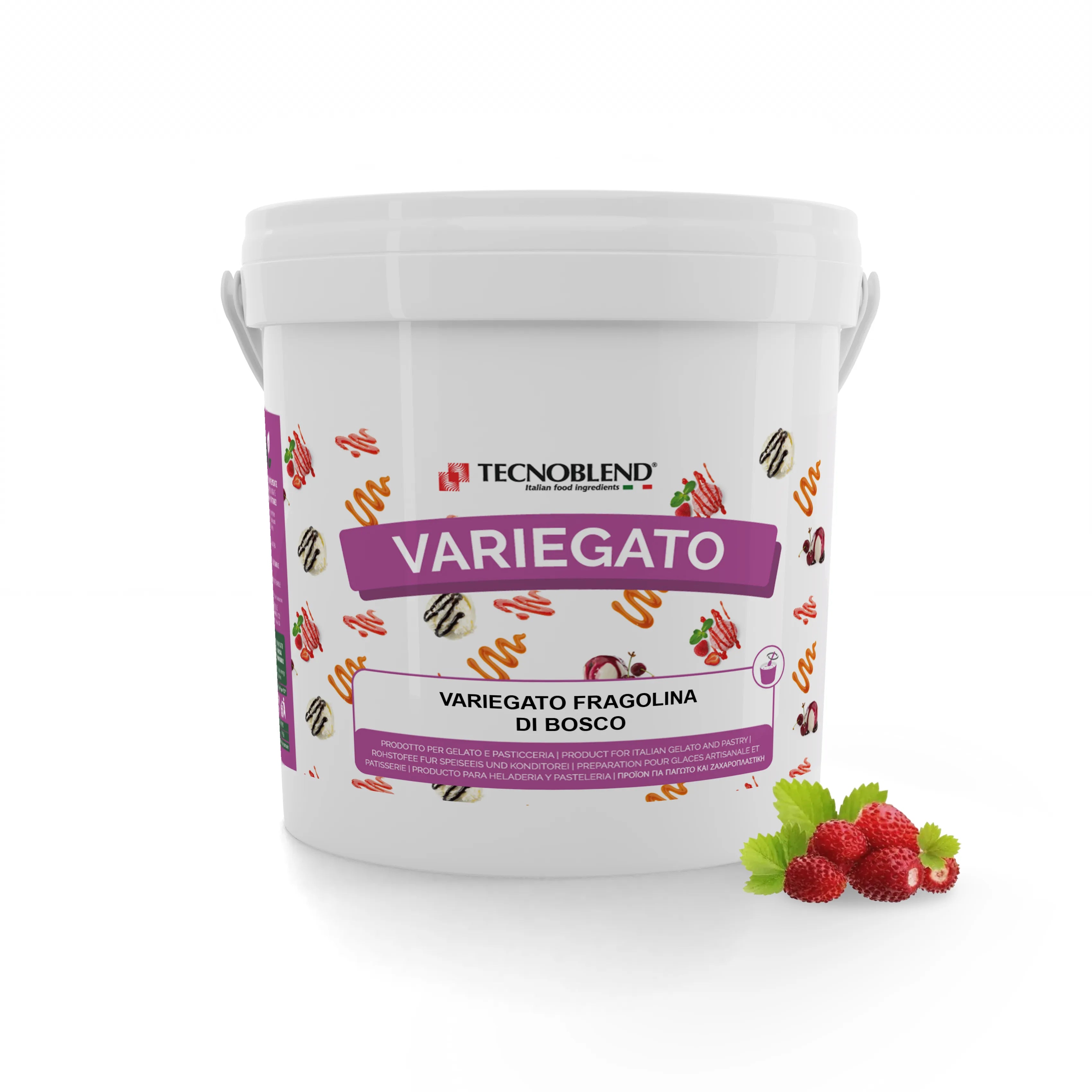 Variegato alla Fragola di Bosco per Gelati e Desserts, VARIEGATO FRAGO